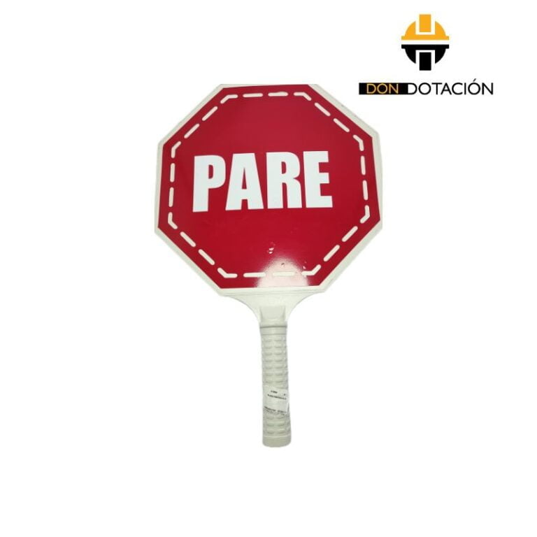 PALETA DE SEÑALIZACIÓN PARE Y SIGA - DON DOTACIÓN